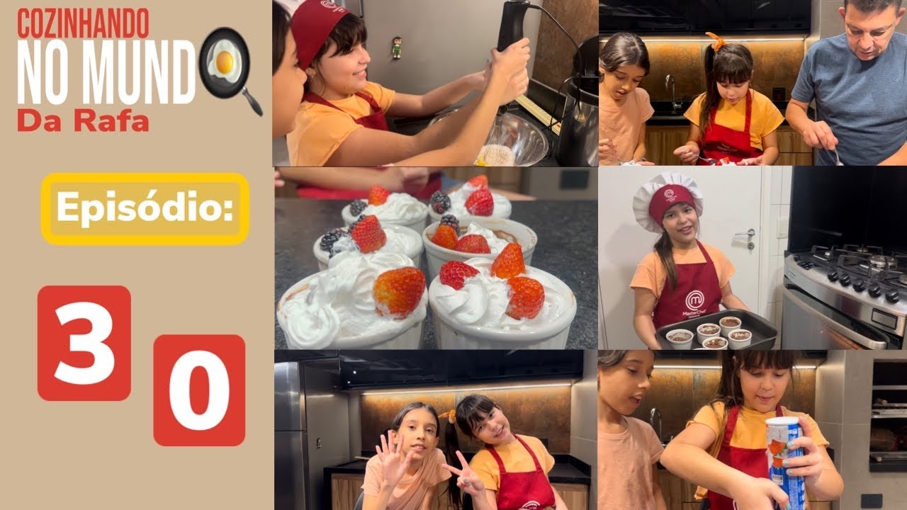 Cozinhando No Mundo Da Rafa Ep. 30: FIZ UM CUPCAKE DE CHOCOLATE QUENTE ...