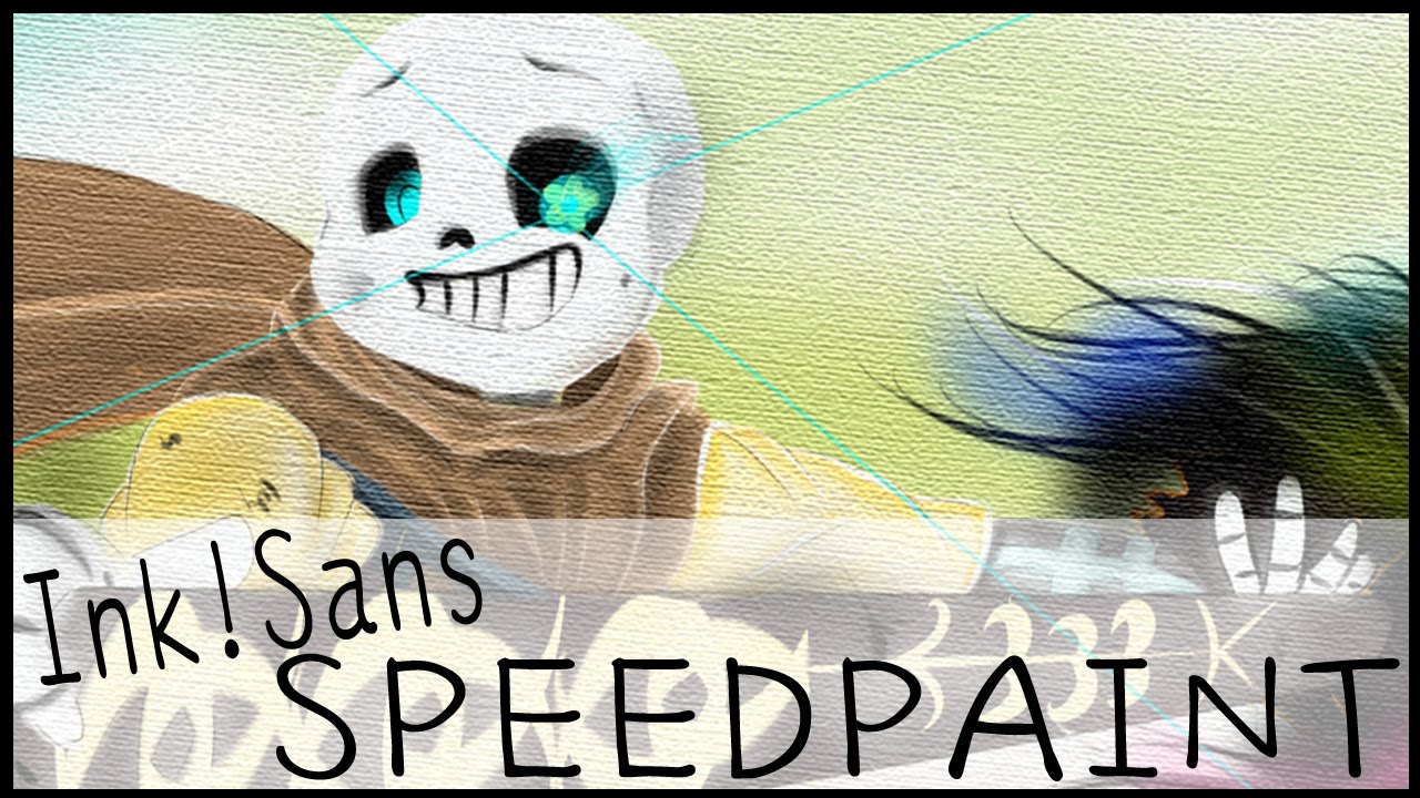 【Ink!tale Ink!Sans】Be creative!! - Speedpaint - YouTube