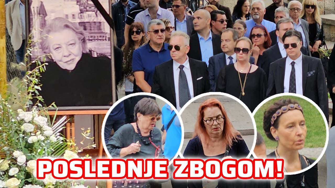 GLUMICA RADMILA ŽIVKOVIĆ ISPRACENA NA VECNI POCINAK - YouTube