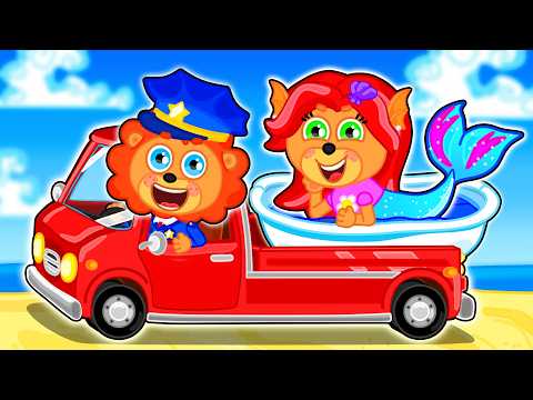 Aslan Yavrusu | Deniz kızını kurtarmak | Çocuklar için çizgi film