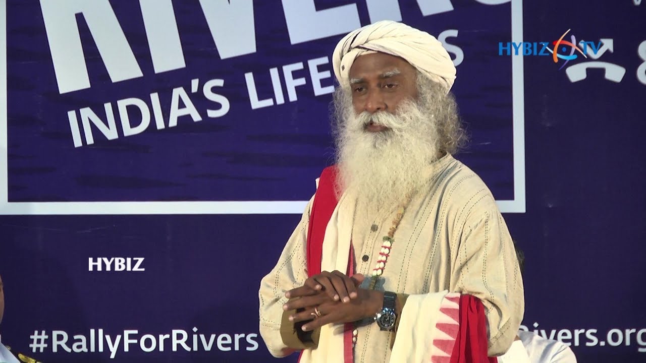 Sadhguru Jaggi Vasudev Rally for Rivers Hyderabad - YouTube