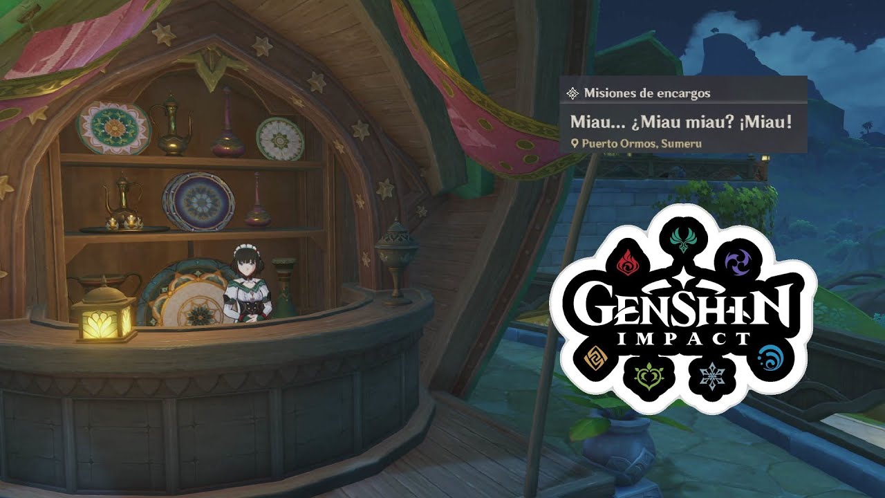 Miau... ¿Miau miau? ¡Miau! [Misión de Encargo Sumeru] Genshin Impact (Rozan) - YouTube