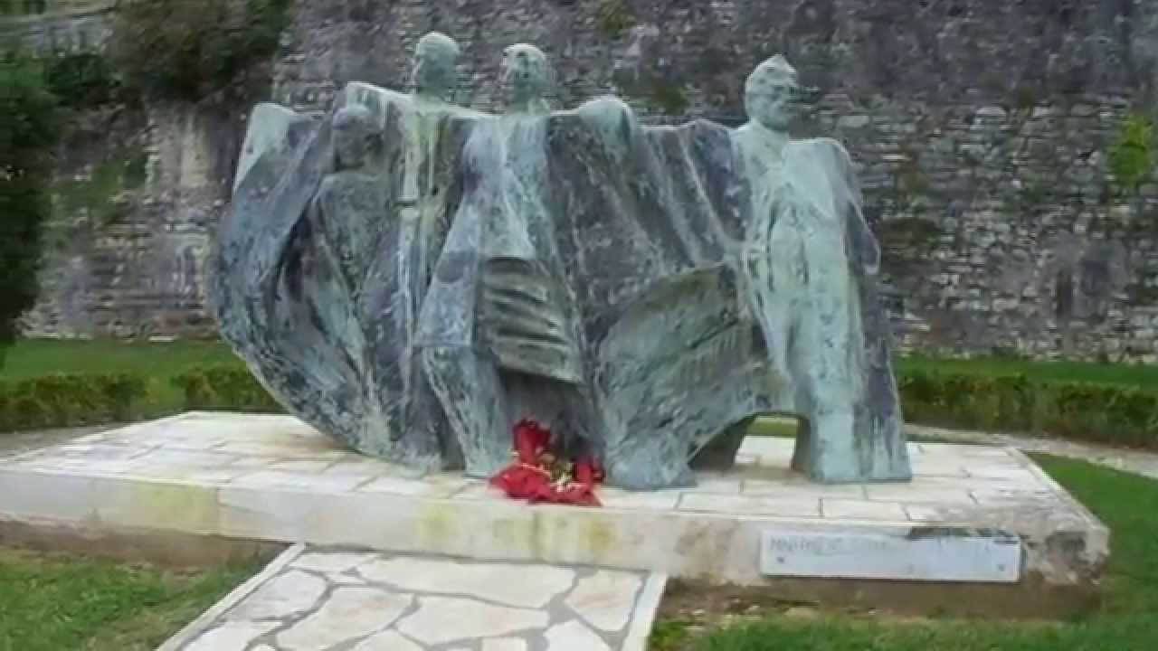 Το Μνημείο Εθνικής Αντιστασης στην Κέρκυρα - YouTube
