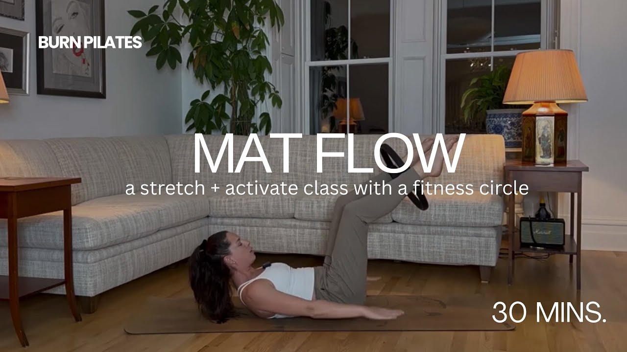MAT PILATES Activate & Stretch 30 mins. - YouTube