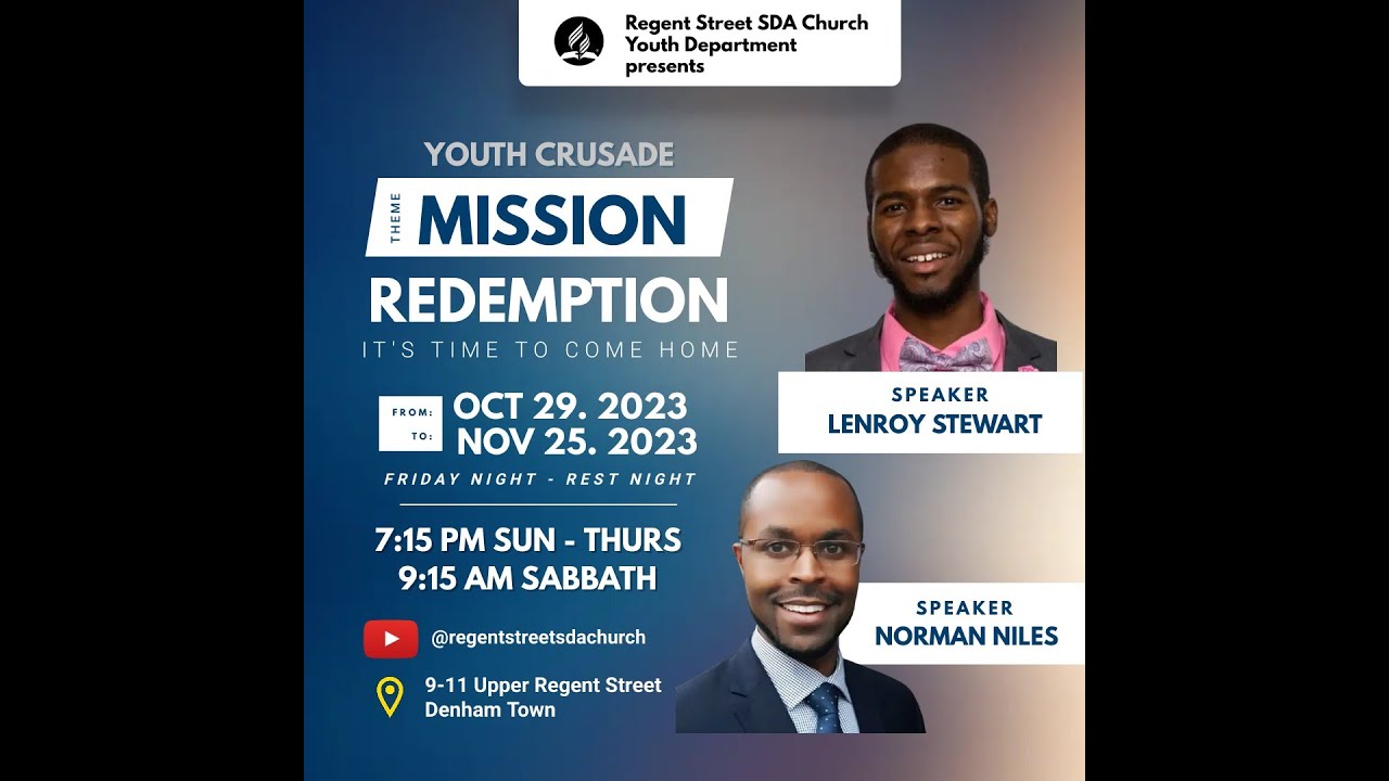 Jesus and the Judgement | Mission Redemption | Thu | Eld. Lenroy ...