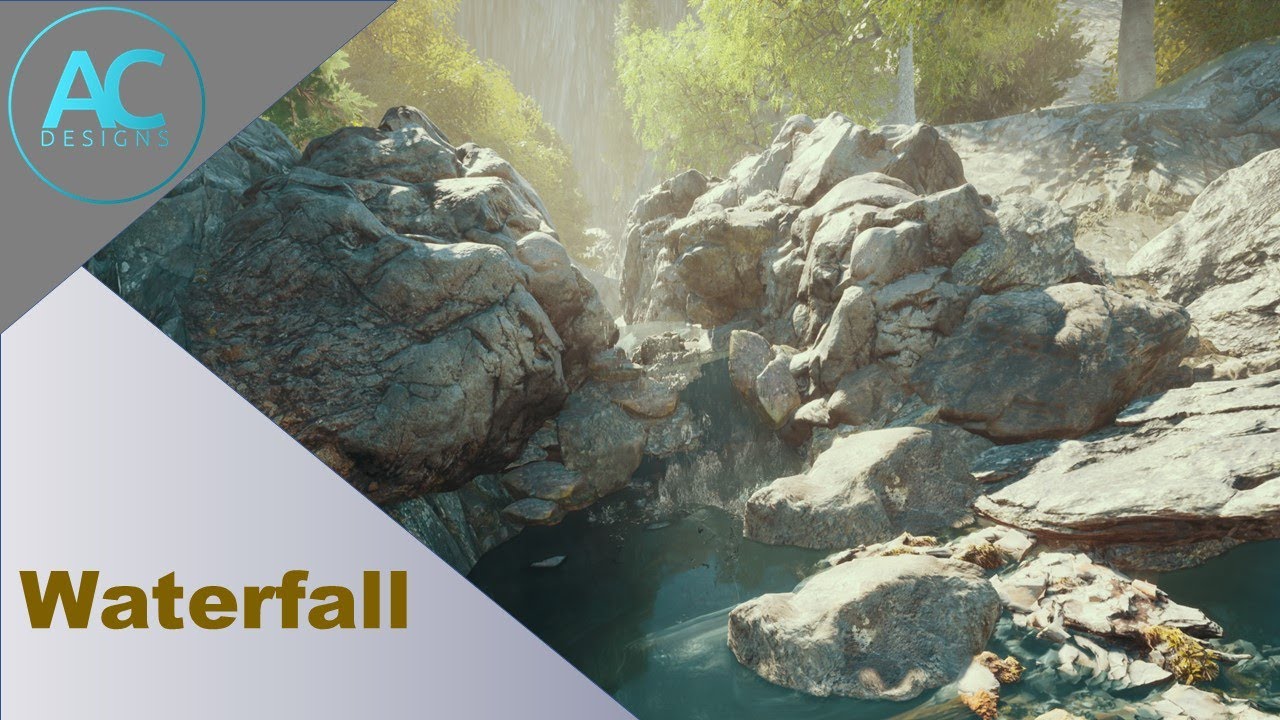 Waterfall in Twinmotion | Walkthrough | Twinmotion - YouTube
