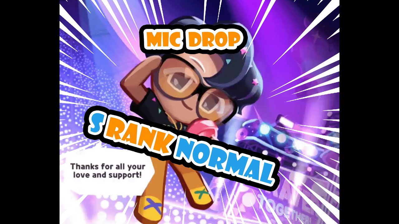 Mic Drop (Normal) S Rank *FULL CLEAR | Cookie Run: Kingdom (BTS ...