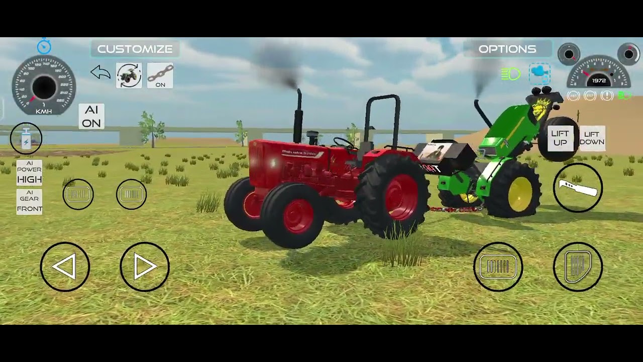 john deere vs Mahindra tractor tochan||dono tractor ka mukabla karvaya ...