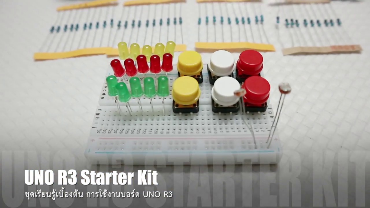 Uno R3 Kit ReviewArduino UNO R3 Starter Kit ชุดเรียนรู้บอร์ด Arduino ...