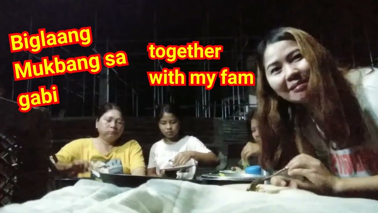 Biglaang Mukbang sa gabi together w/my family | Pobreng Mukbangers ...