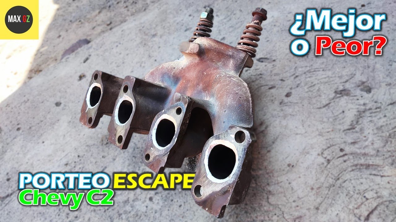 Porteo al Colector o Múltiple de Escape CHEVY C2, ¿Mas Potencia? | Max ...