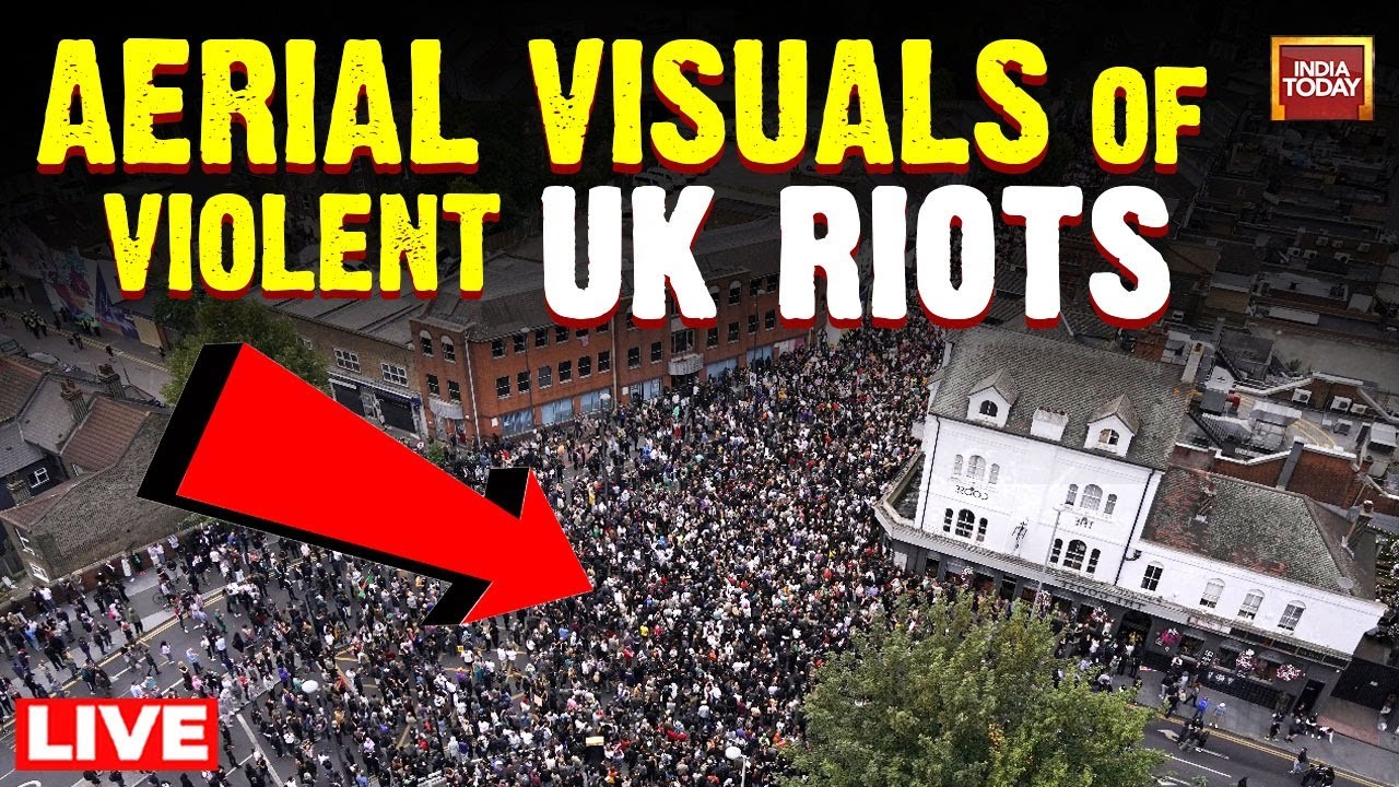 UK Riots LIVE News: Aerial Visuals Of Violent Protests Unfolding Across ...