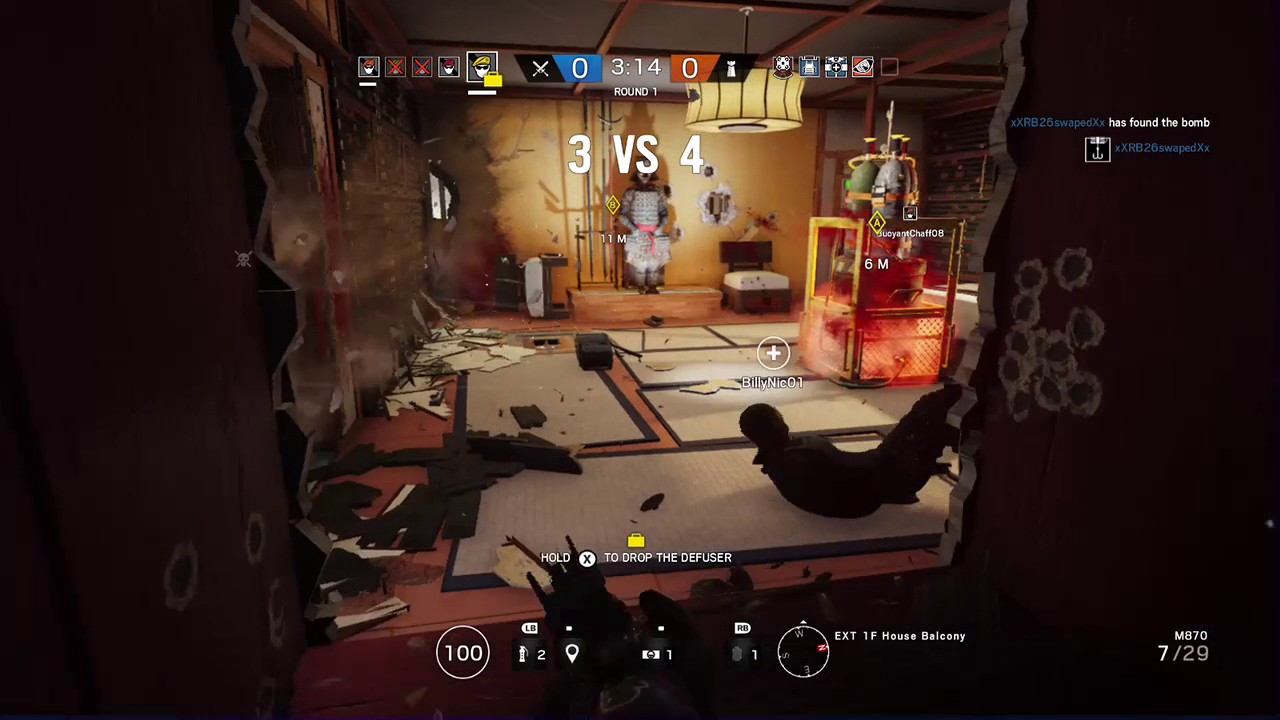 Tom Clancy's Rainbow Six Siege - Recruit Rush Quad kill (skyscraper ...