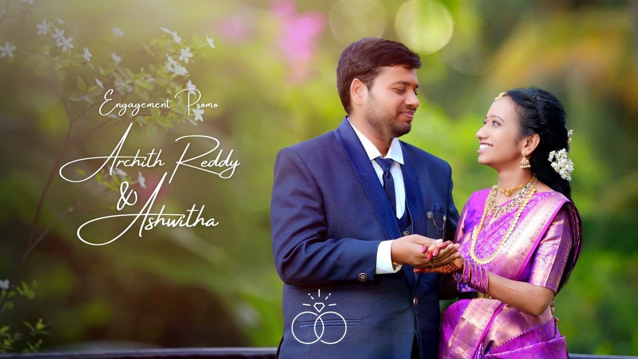 Archith Reddy & Ashwitha Engagement Promo 4k #adilabad # ...