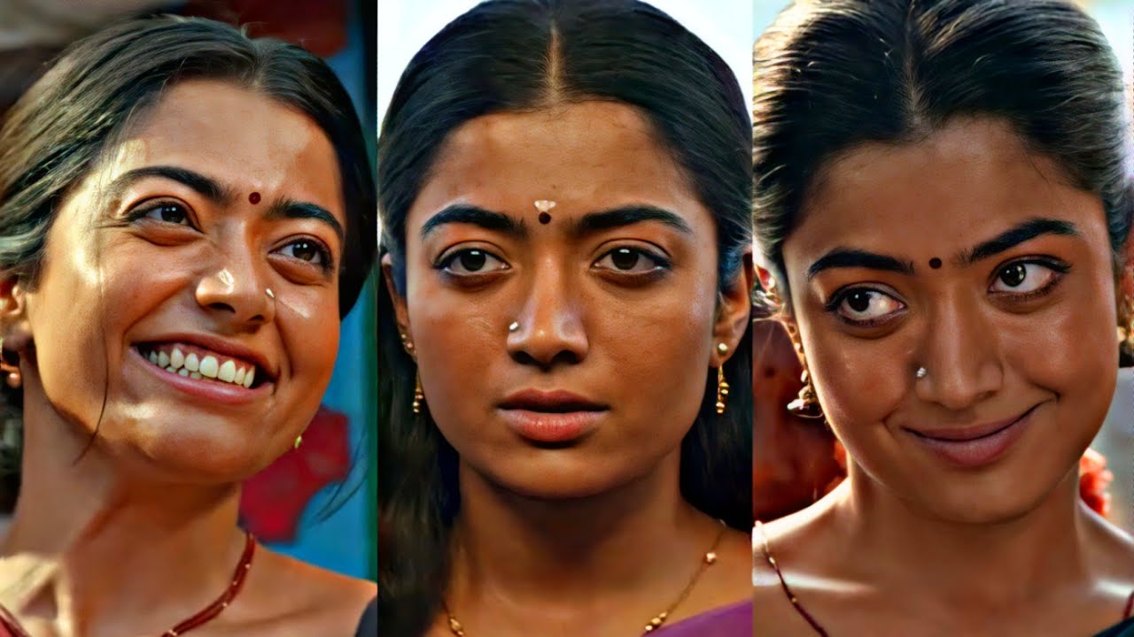 Rashmika Mandanna Face Compilation | Vertical Video | Pushpa | Telugu ...