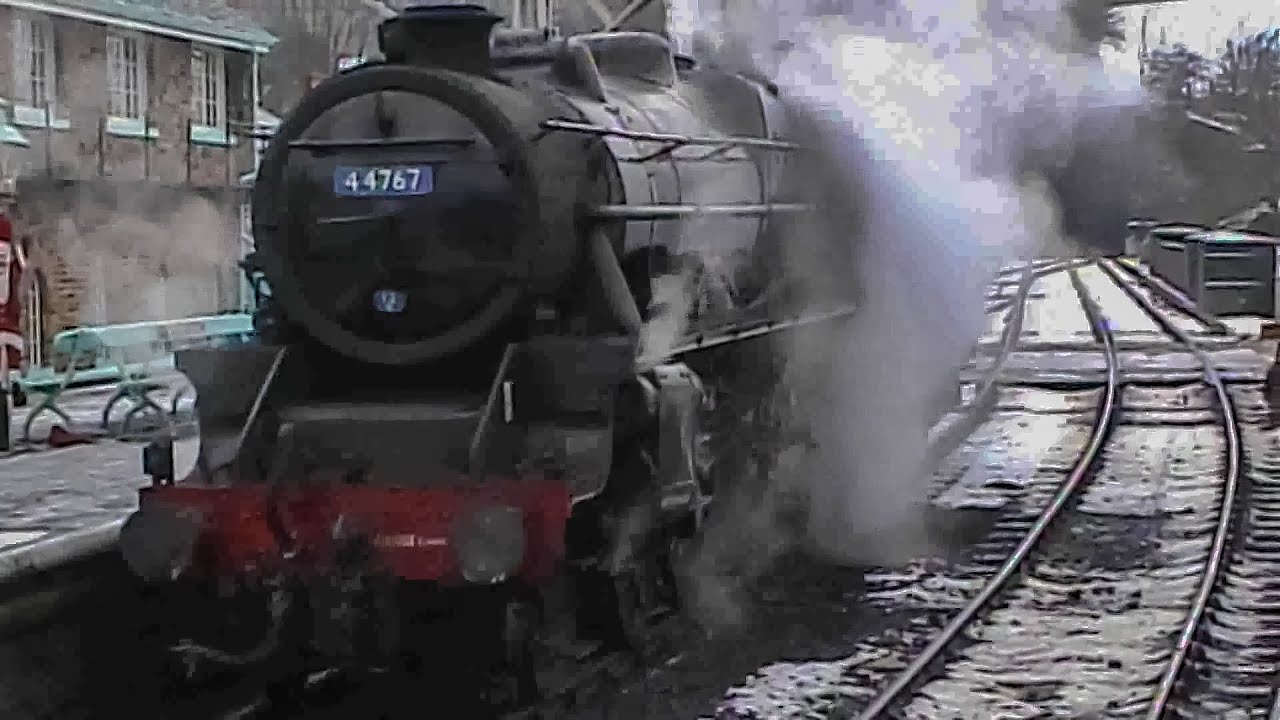 NYMR | BR STANDARD 4 No.75029 "THE GREEN KNIGHT" and BLACK 5 No.44767 ...