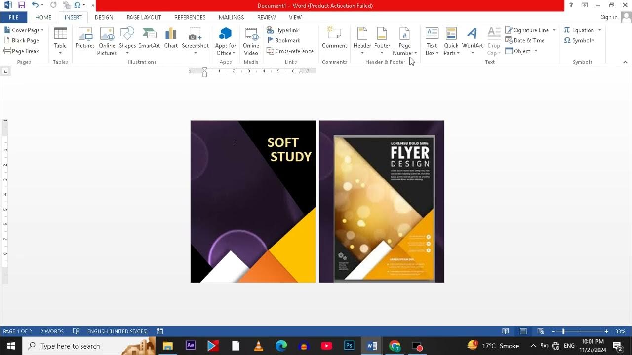 Ms word project - YouTube