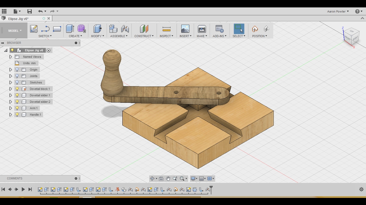 Fusion 360 Tutorial - Top down design and Joints FF.E5 - YouTube