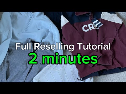 £10-1000 Full Vinted Reselling Tutorial in under 2 minutes - YouTube