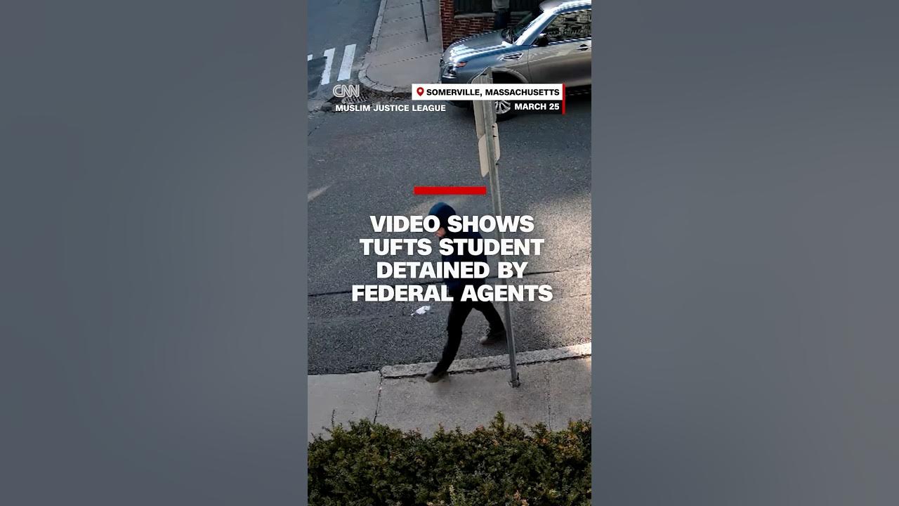 Video shows Tufts student detained by federal agents - YouTube