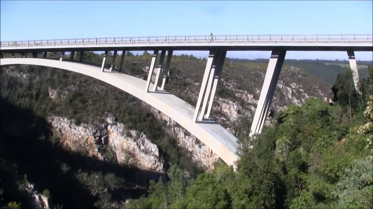 Storms River Bridge South Africa - YouTube