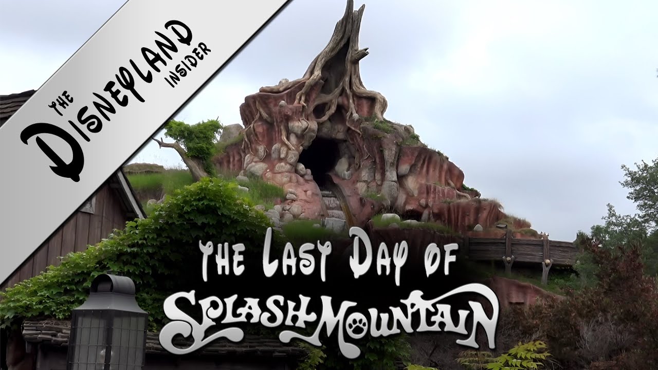 Disneyland Insider - The Last Day of Splash Mountain - YouTube