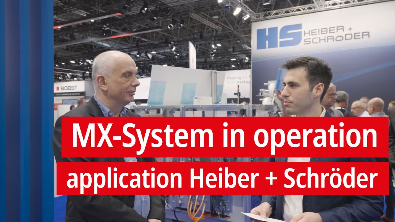 Drupa 2024: MX-System in use at Heiber + Schröder - YouTube
