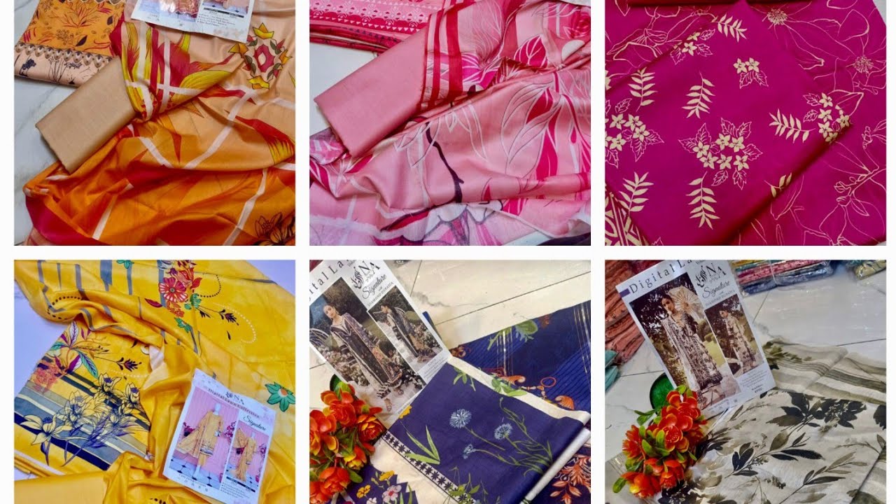 Beautiful summer collection Noor e Azal signature 👌 😍 - YouTube