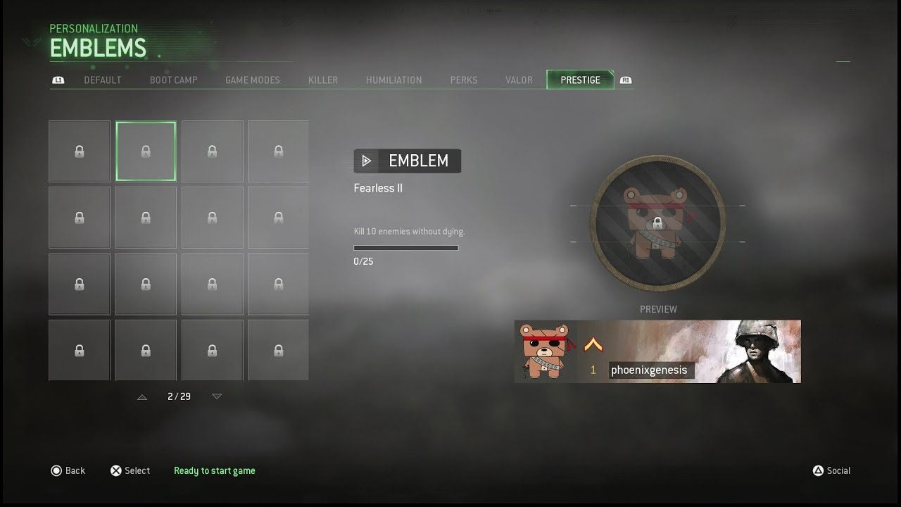 COD4 Remastered - All Emblems Revealed (Call of Duty: Modern Warfare ...