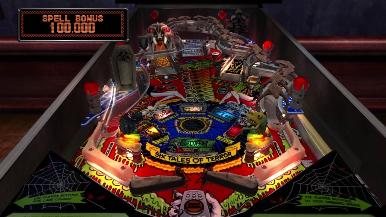 Scared Stiff Pinball Table Featuring Elvira (crazy jackpot table) - YouTube