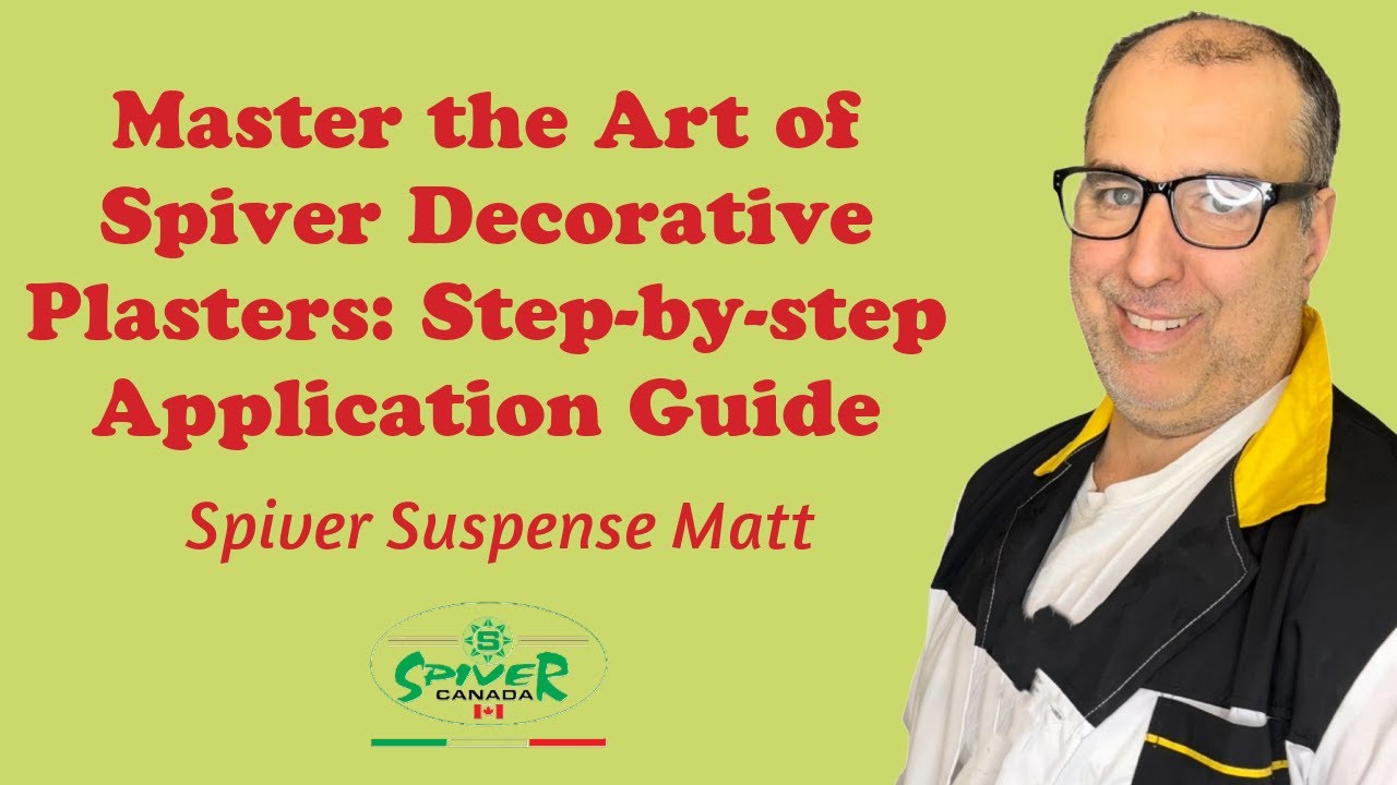 SPIVER Decorative Plaster: Suspense Matt | Step-by-step Application ...