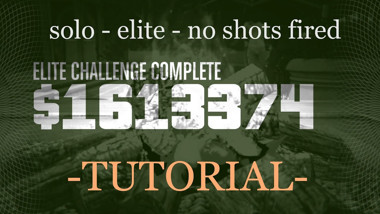 Cayo Perico Heist : Solo, elite, TUTORIAL with full instruction. - YouTube