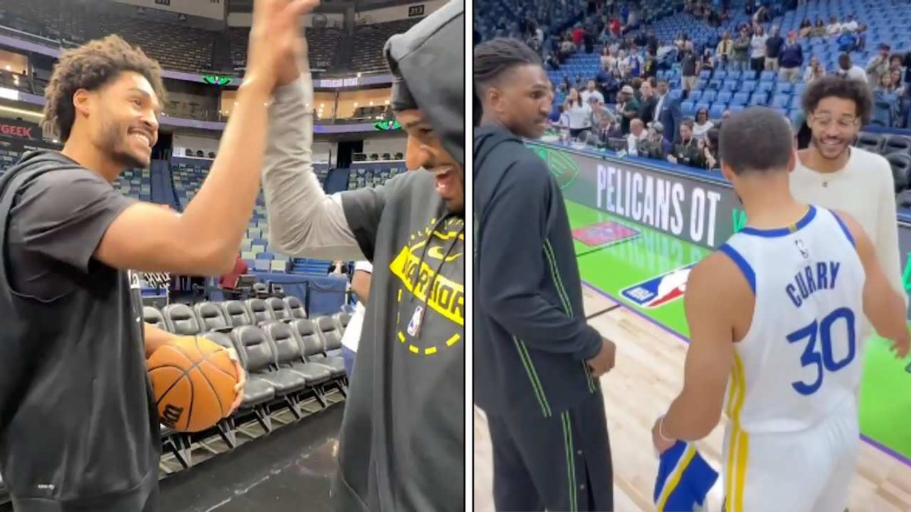 Golden State Warriors Players Share Moments with Former Warriors Jordan ...