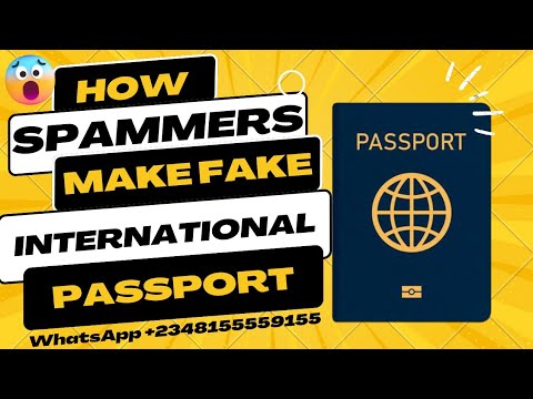 HOW SPAMMERS MAKE FAKE INTERNATIONAL PASSPORTS - USA, UK AND CHINA ...