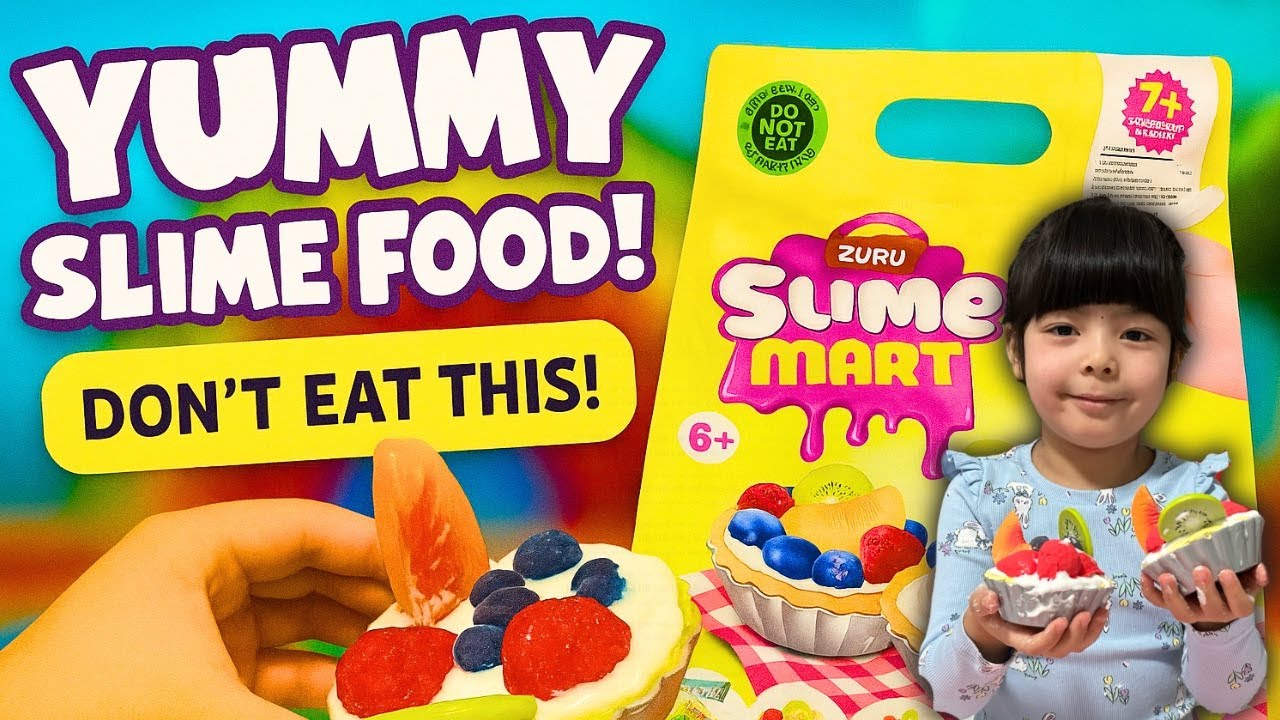 Yummy Slime Desserts?! DIY Fun with ZURU Slime Mart! - YouTube