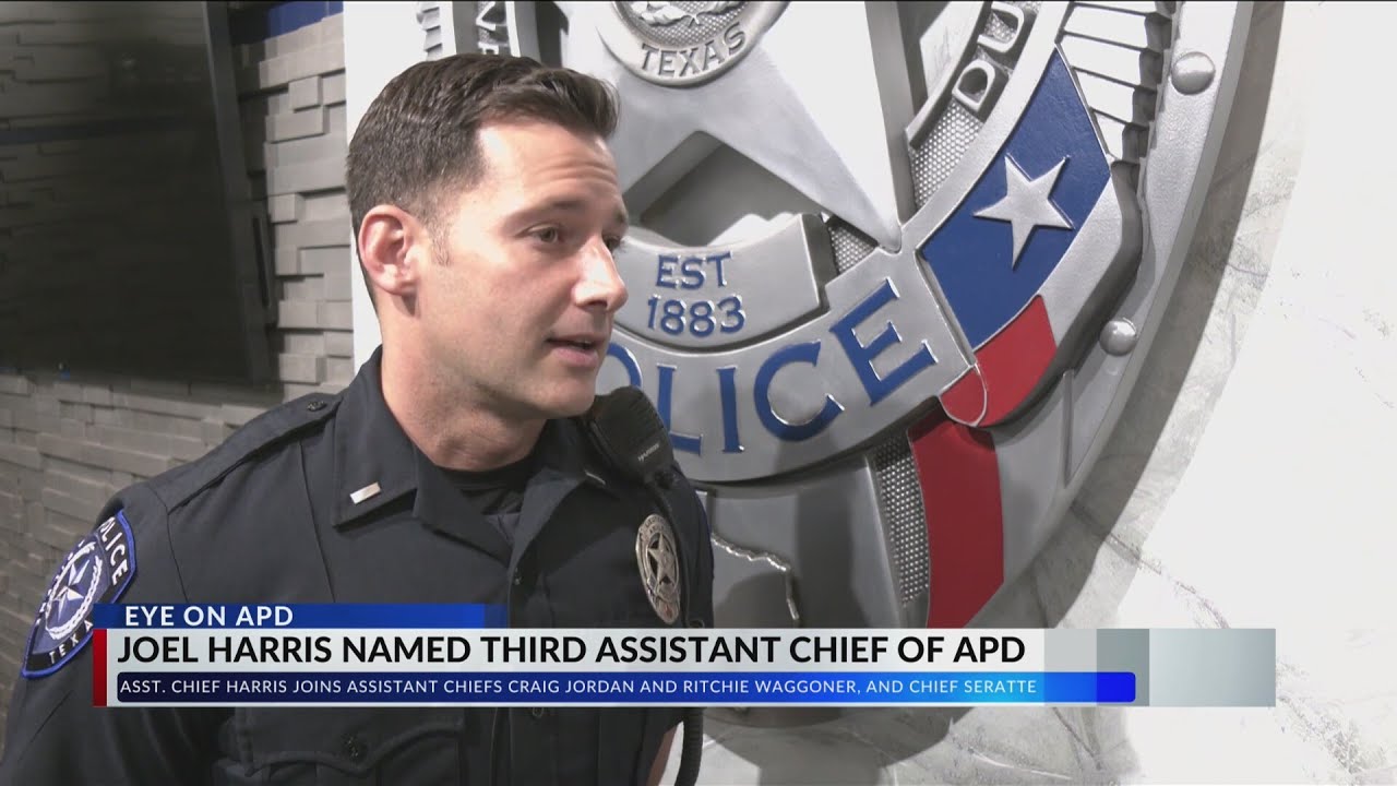 APD selects 15-year Abilene officer Joel Harris to serve as 3rd ...