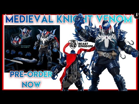 Beast Kingdom Marvel Dynamic 8ction Heroes MEDIEVAL KNIGHT VENOM Action ...