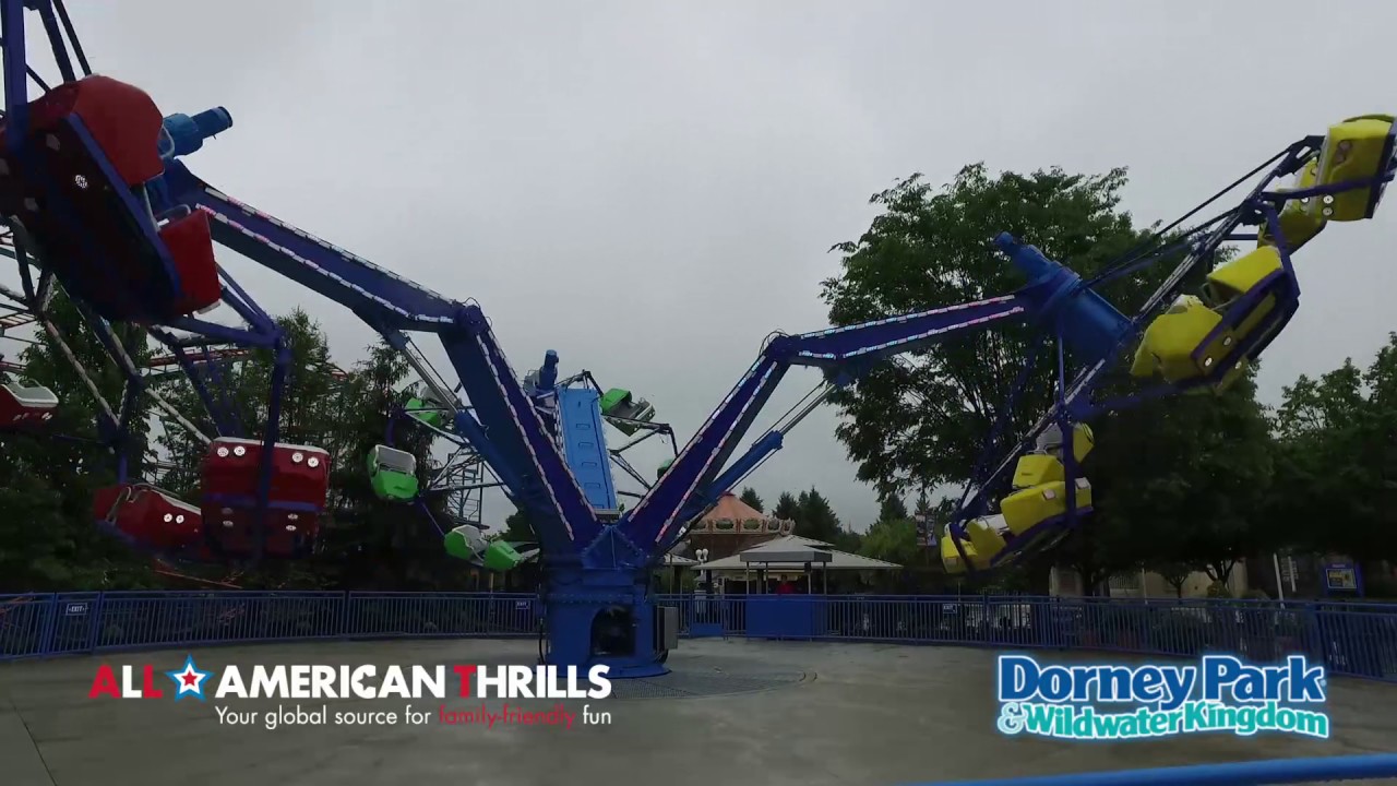 Kaleidoscope Off Ride POV At Dorney Park - YouTube