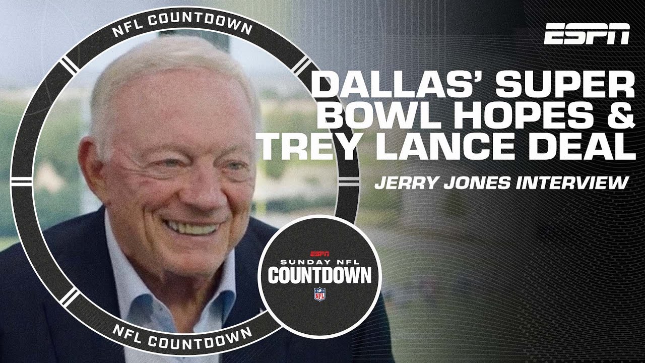 Jerry Jones' one-on-one conversation with Todd Archer | NFL Countdown ...