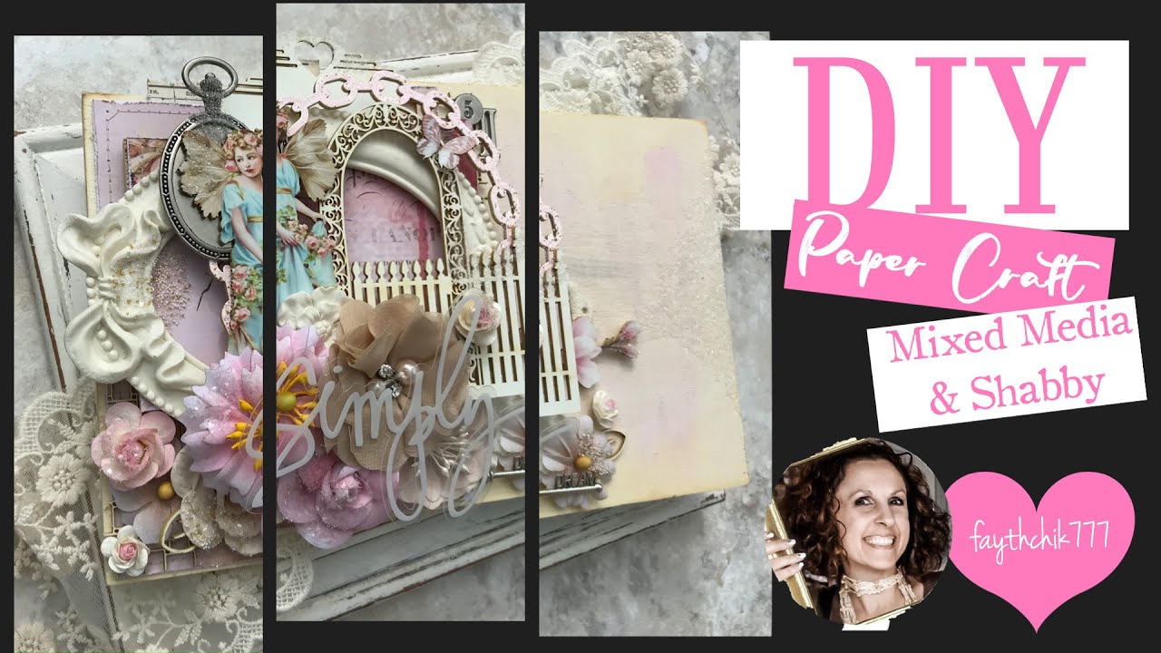 DIY Paper Craft | DIY Mixed Media Craft | DIY Shabby Chic Craft | DIY ...