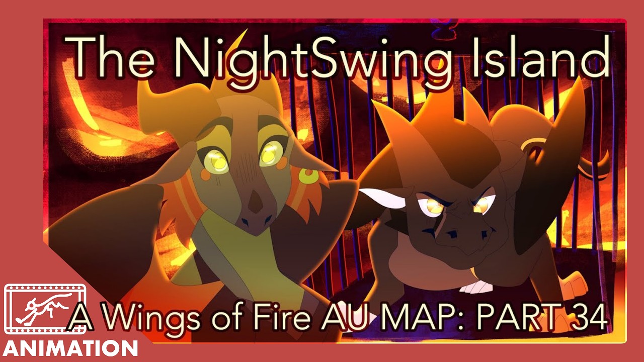 The NightSwing Island || A Wings of Fire AU MAP [Part 34] - YouTube