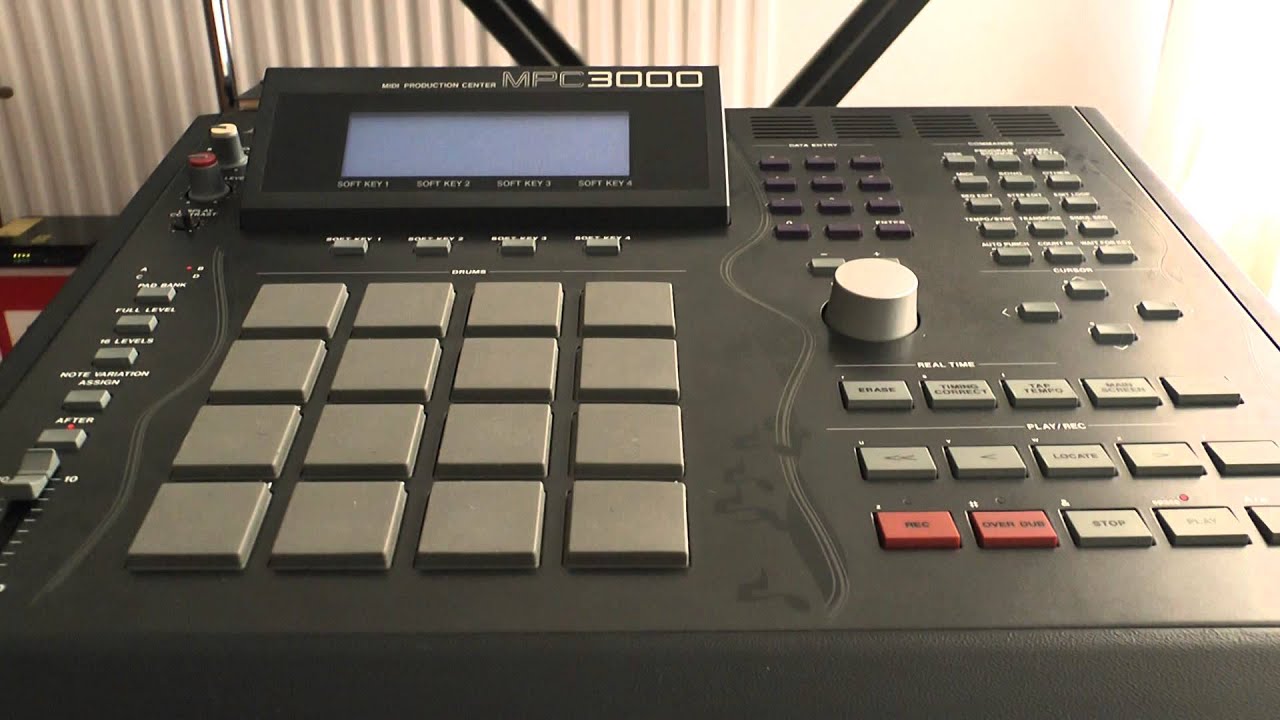 Akai MPC 3000 deep house - YouTube