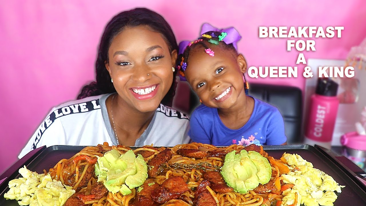 LAYLA IS STRUGGLING + SAUSAGE, SPAGHETTI, AVOCADO, AND EGG (HAITIAN ...