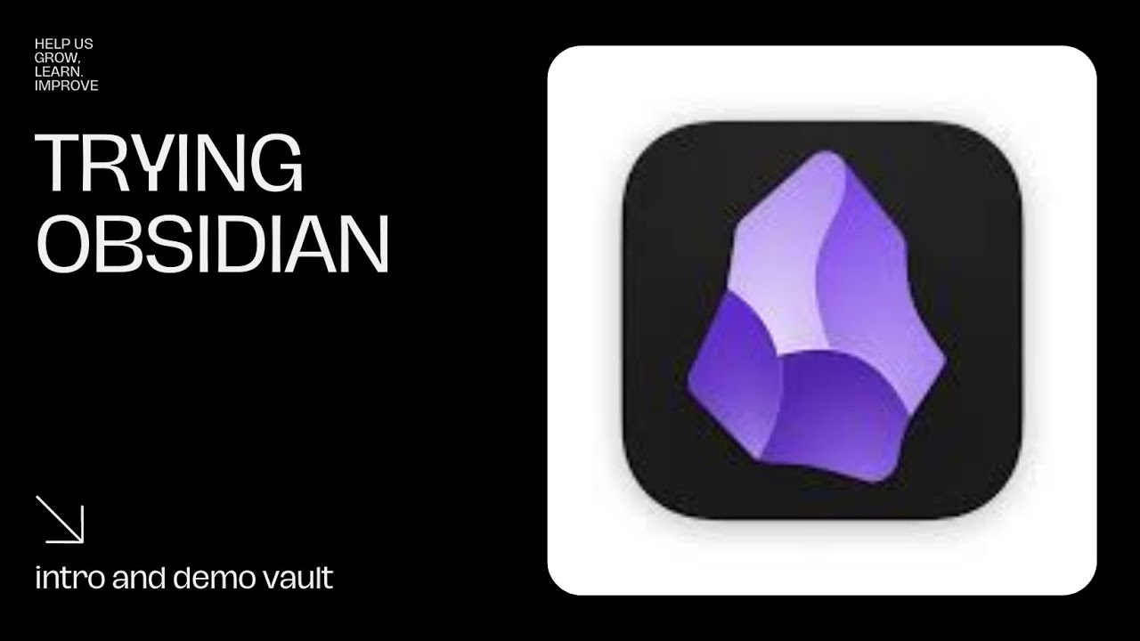 Obsidian: The app that I will use for notes - YouTube
