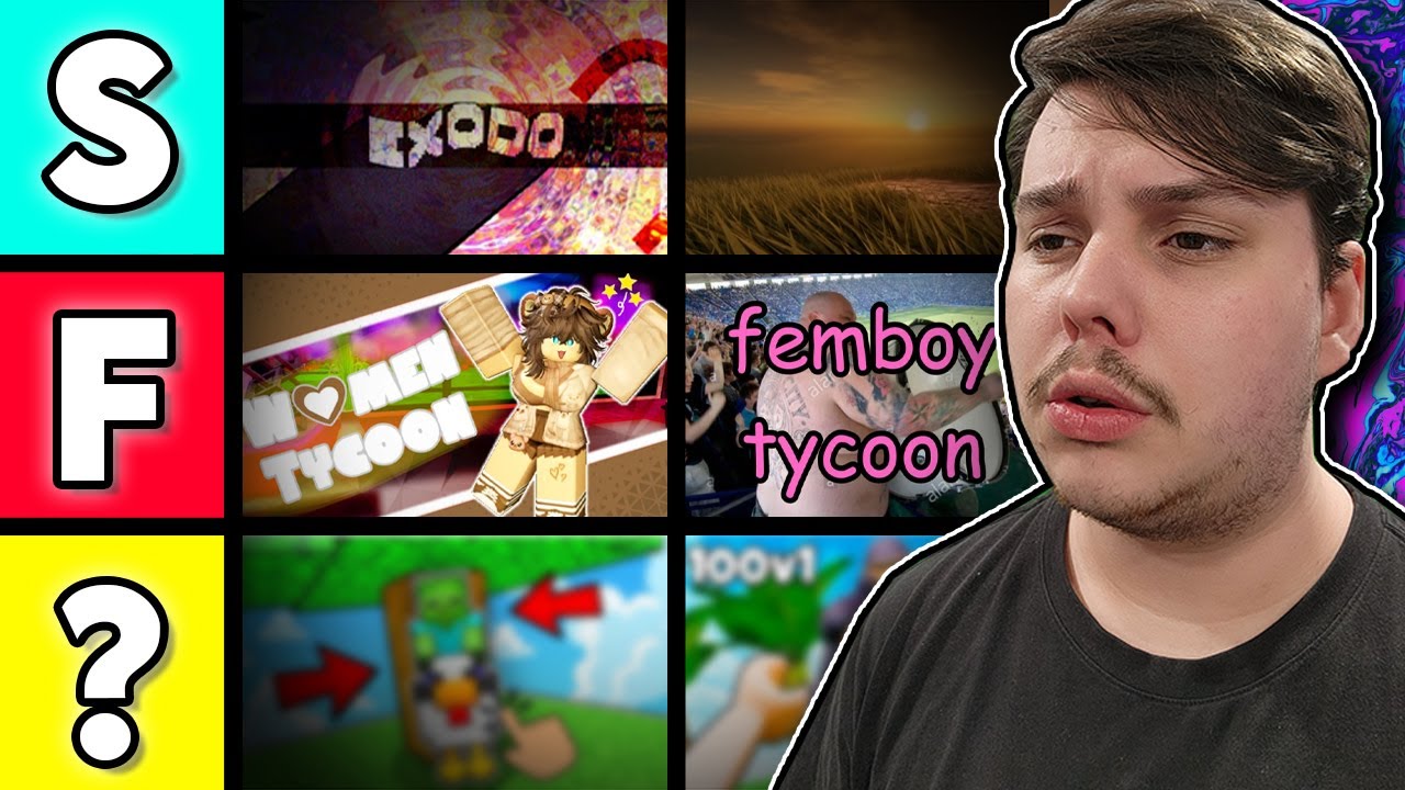 I played terrible Roblox games and ranked them... - YouTube