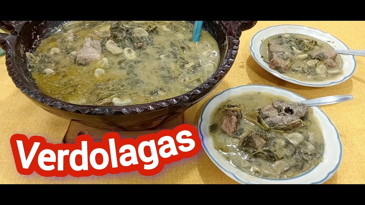 RIQUISIMAS VERDOLAGAS CON CARNE DE PURCO. Están riquísimas, para que ...