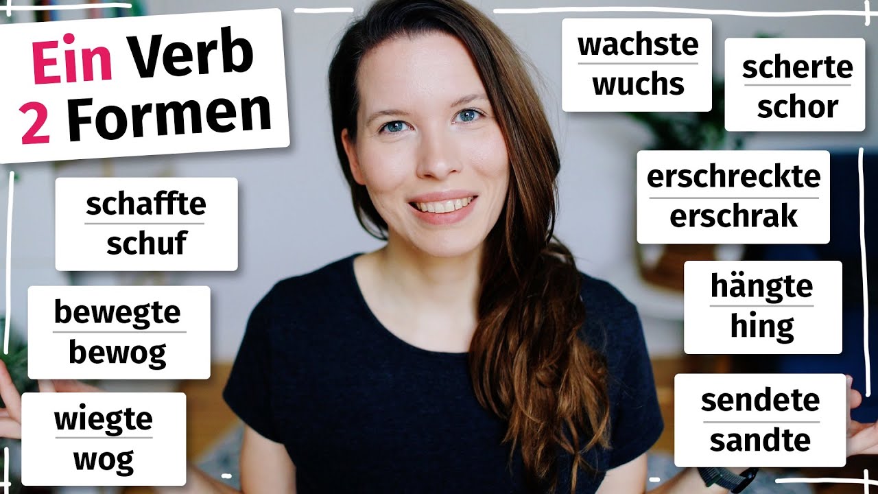 Verben mit 2 Vergangenheitsformen: Deutsch für Fortgeschrittene (C1 ...