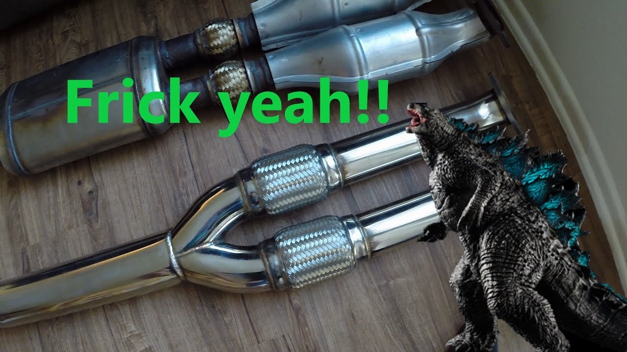 GTR MIDPIPE UNBOXING AND COMPARISON TO STOCK - YouTube