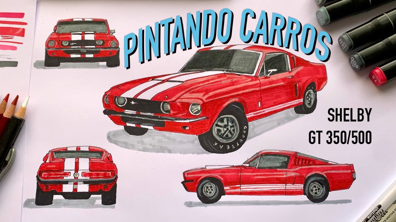 Pintando Carros Tutorial 🏻 paso a paso - YouTube