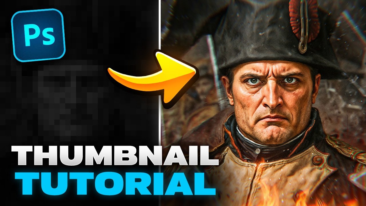How To Create This Thumbnail In Photoshop! - YouTube